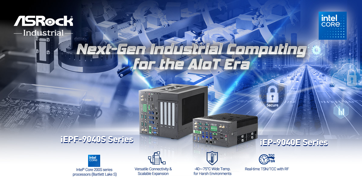 ASRock Industrial - ASRock Industrial Unveils iEP(F)-9040 Series, High ...